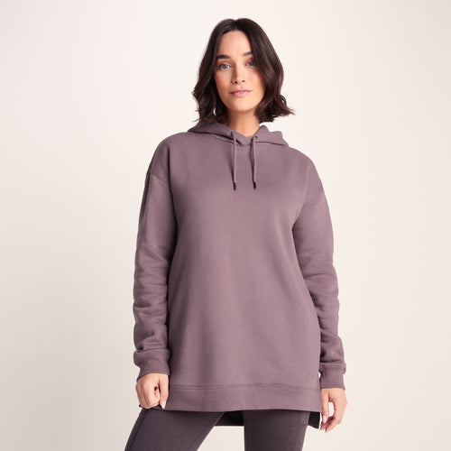 Betty Womens Longline Supersoft Hoody - Mauve – TOG24