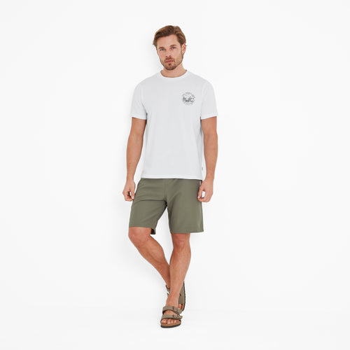 Capital Men's T-Shirt in Optic White | TOG24