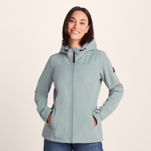 Keld Womens Softshell Hooded Jacket - Smokey Teal – TOG24