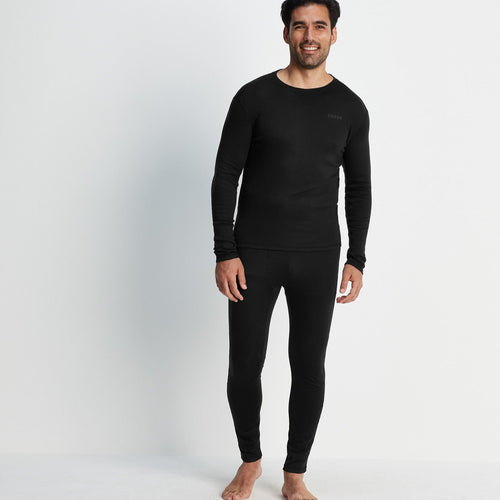 Meru Mens Thermal Set in Black | Men's Clothing | TOG24