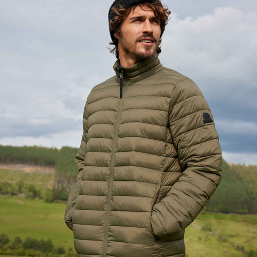 Gibson Mens Insulated Padded Jacket - Khaki – TOG24
