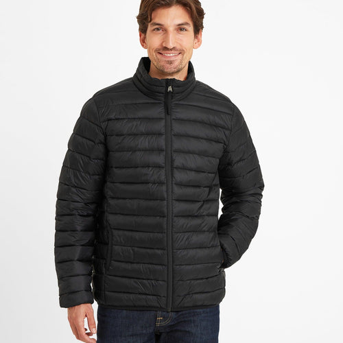Gibson Mens Padded Black Lightweight Insulated Jacket | TOG24
